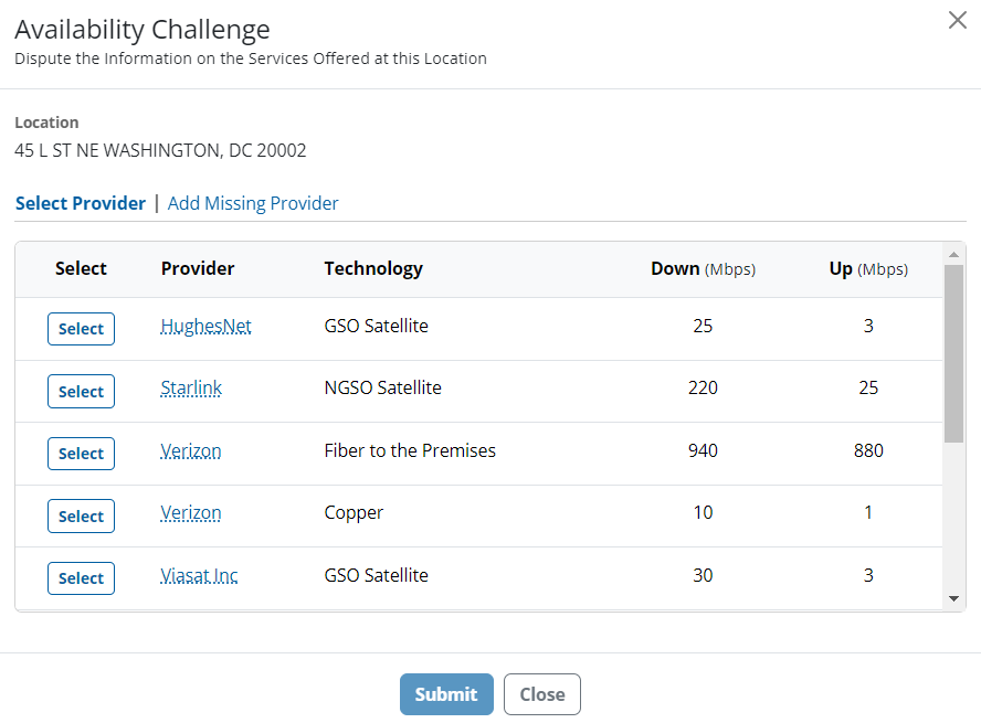 How to Submit an Availability Challenge – BDC Help Center